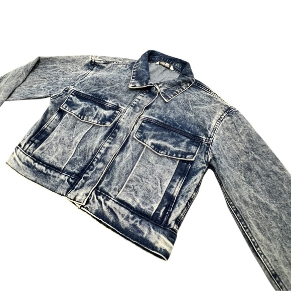 Highway Jeans | Jackets & Coats | Acid Wash Cropped Denim Jacket | Poshmark